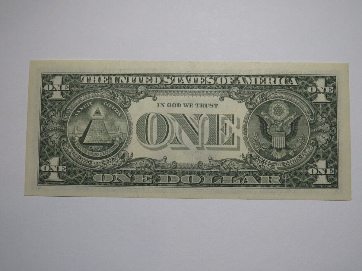 $1 1981 Repeater Serial Number Federal Reserve Currency Bank Note Bill ...